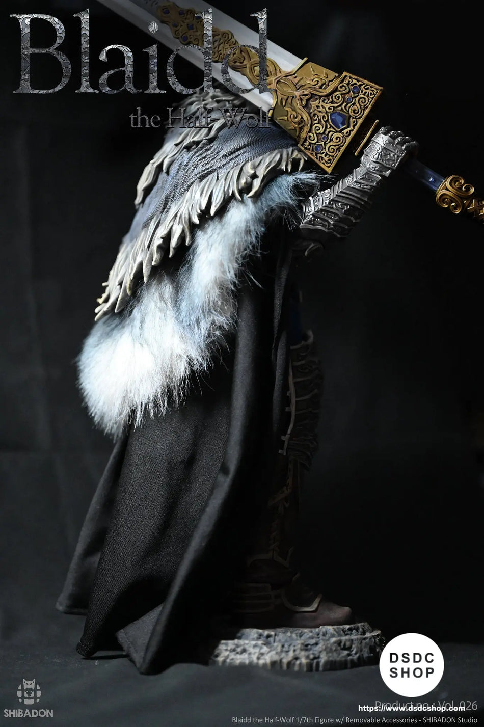 Blaidd the Half-Wolf 1/7th Figure w/ Removable Accessories - SHIBADON ...
