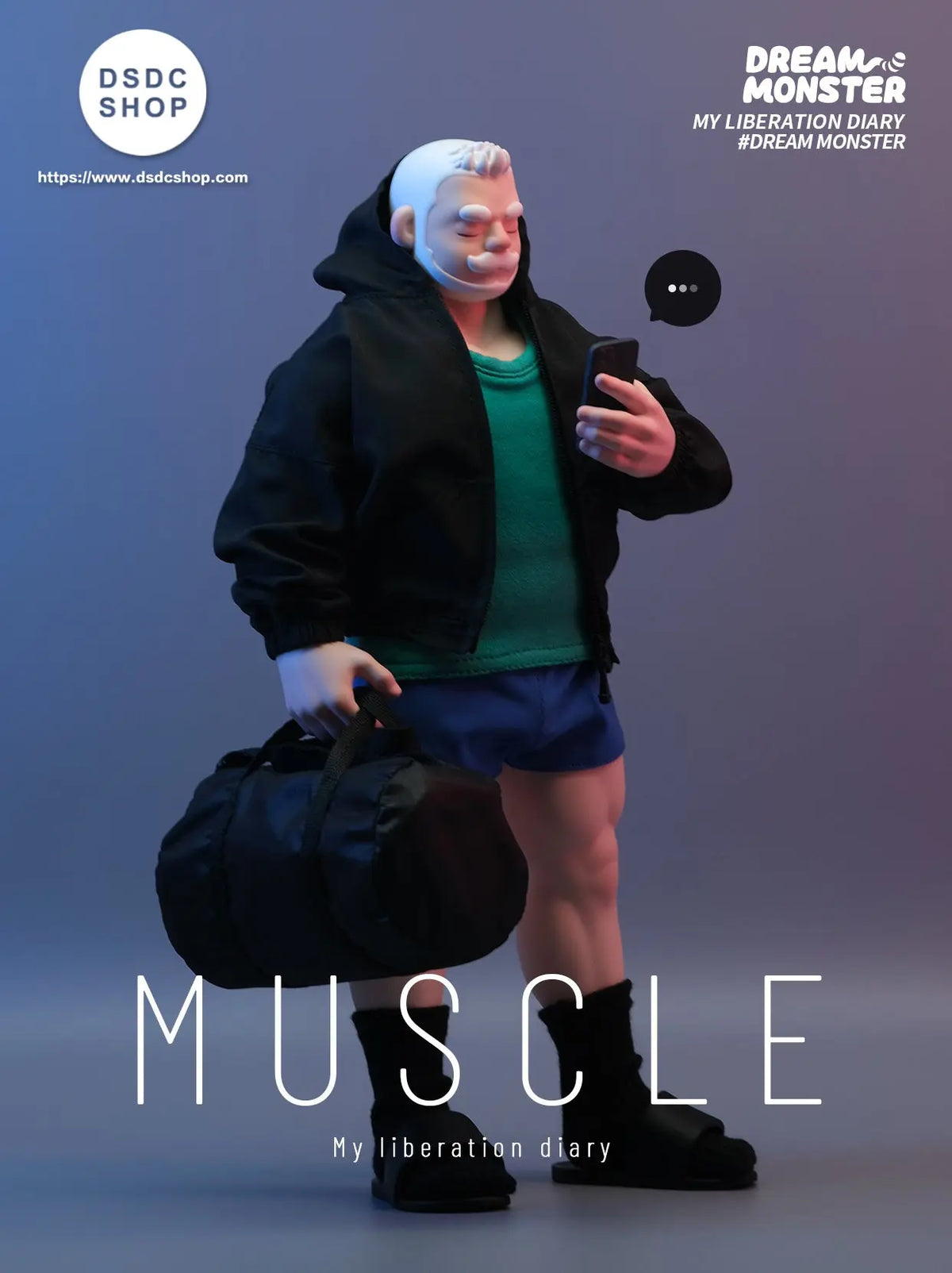 [GK Exclusive Pre-sale] UNCLE MUSCLE-DREAM MONSTER-DSDC SHOP